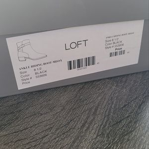 LOFT | Shoes | New Loft Black Ankle Boots | Poshmark
